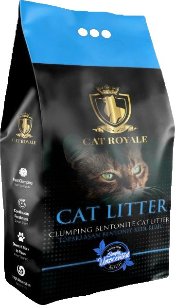 Наповнювач для котів CAT ROYALE Бентонітовий наповнювач натуральний ...